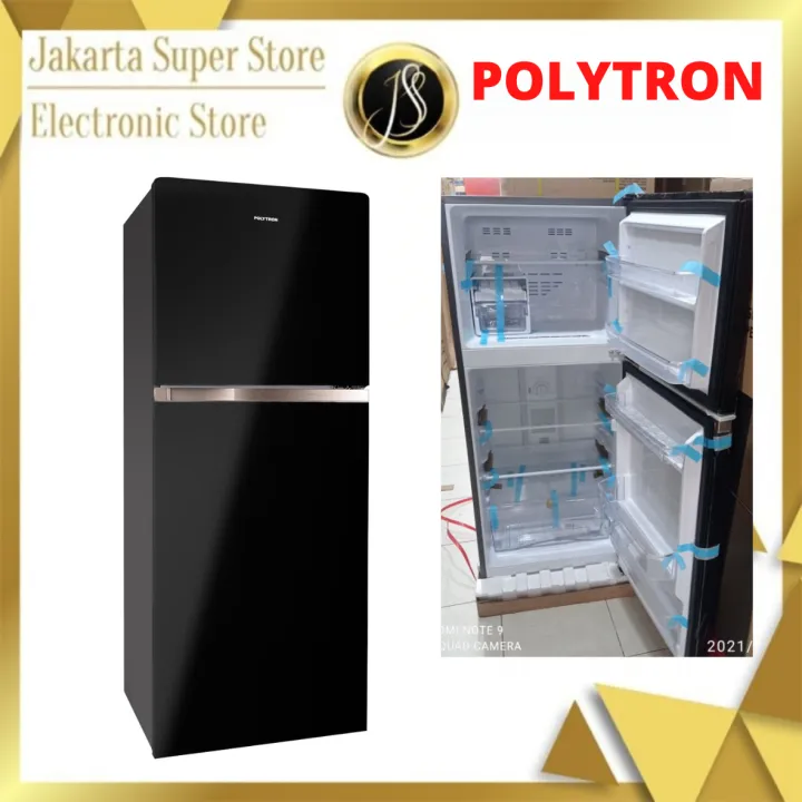 KULKAS POLYTRON PRW 23 MNX / BELLEZA JUMBO 2 PINTU 220 LITER | Lazada ...