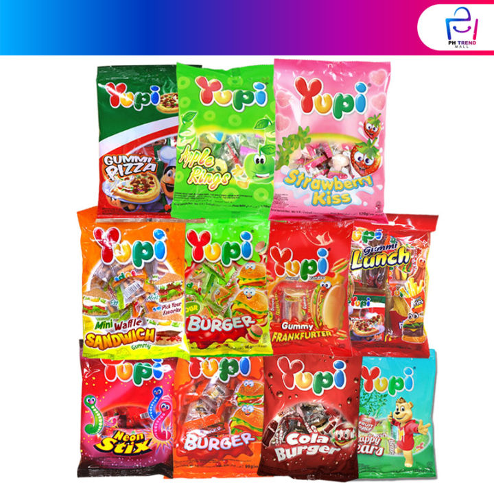 Yupi Mini Burger Bag 90g Candy Sweet Gula-Gula 糖果 | Lazada