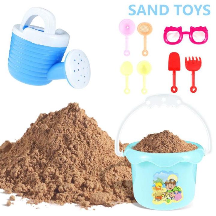 Kids Beach Sand Toys Set Castle Mold Bucket Sandbox Spade Rake for ...
