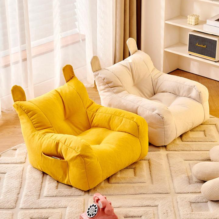 tishita Kids Bean Bag Chair Soft Cartoon Cute Floor Chair for Bedroom ...