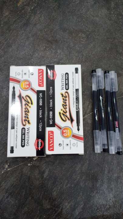 PULPEN HITAM / GEL PEN HITAM / BOLPEN 0.5 MM BERBAGAI JENIS (SATUAN ...