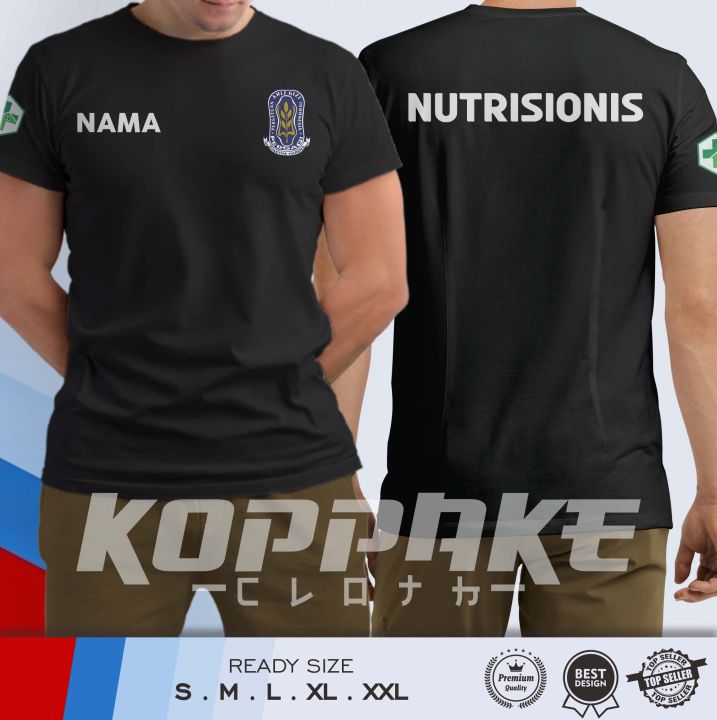 Kaos PERSAGI Persatuan Ahli Gizi Indonesia Nutrisionis Gratis Nama Baju ...