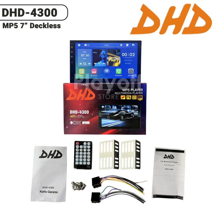 Head Unit DHD 4300 Tape Mobil Double Din Bluetooth MP5 Mirrorlink Full ...