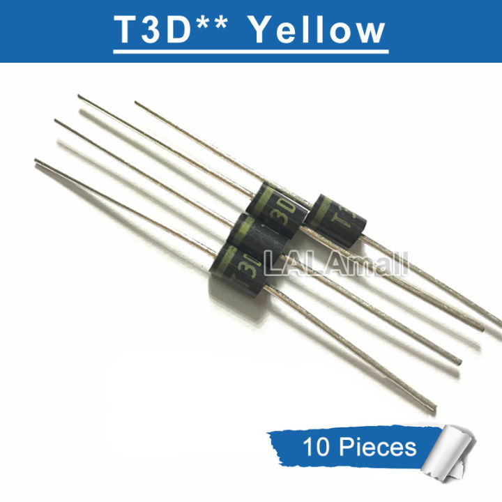 10pcs T3D Diode T3D** T3D01 T3D02 T3D05 T3D15 T3D22 T3D25 T3D33 T3D35 ...