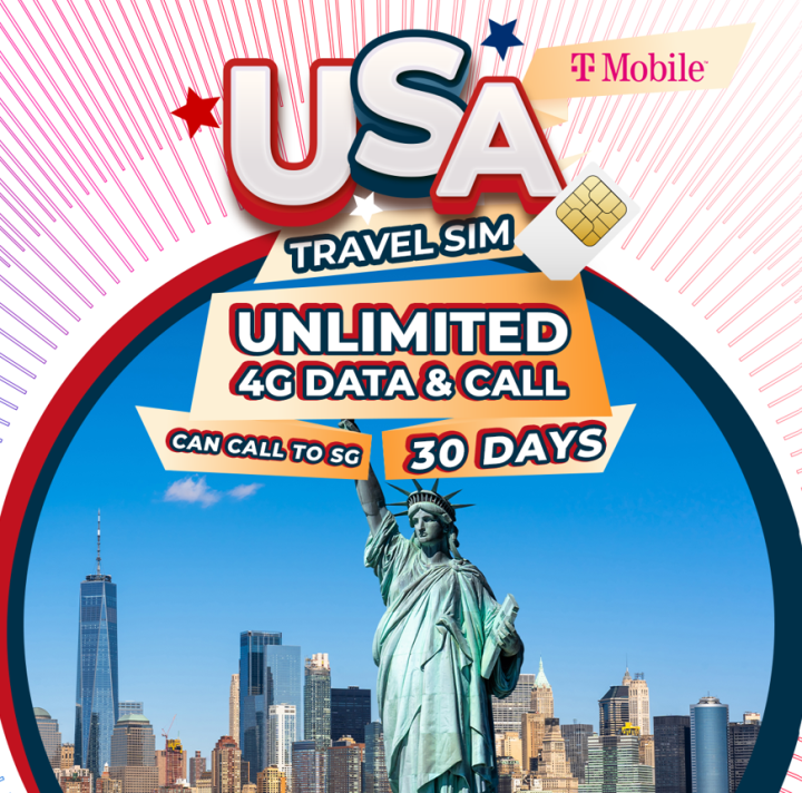 USA Unlimited Data Sim Tmobile 5G/4G with Call | Lazada Singapore