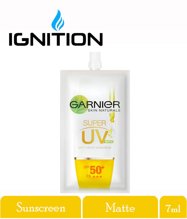 Garnier Light Complete Super UV Matte Spot-Proof Sunscreen 7ml | Lazada