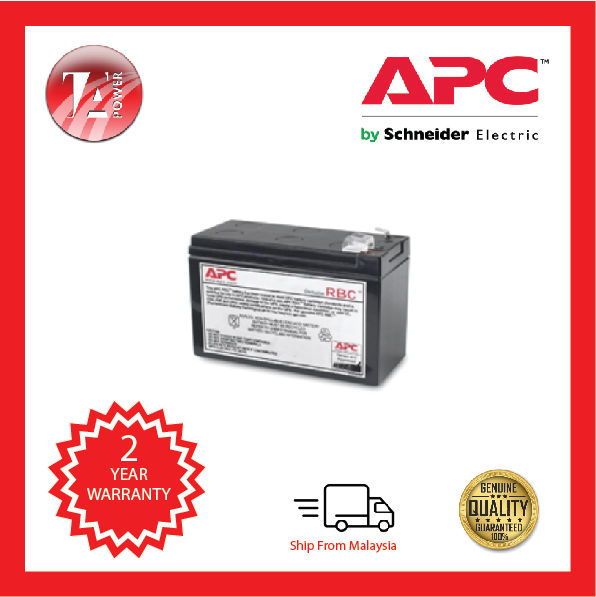 [PRE ORDER] APC Replacement Battery Cartridge #110 (APCRBC110), 2 Years ...