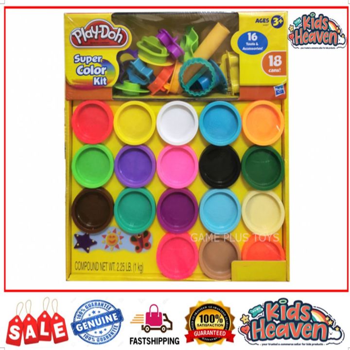 Play-Doh Super Color Kit (100.0% Original) | Lazada