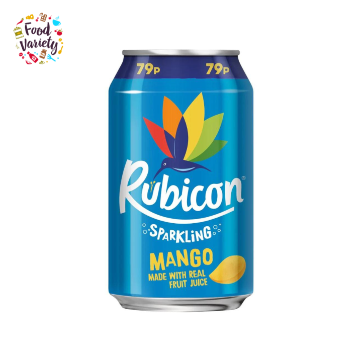 [Best Before 31-Aug-2024]Rubicon Sparkling Mango Juice Drink 330Ml รูบิ ...
