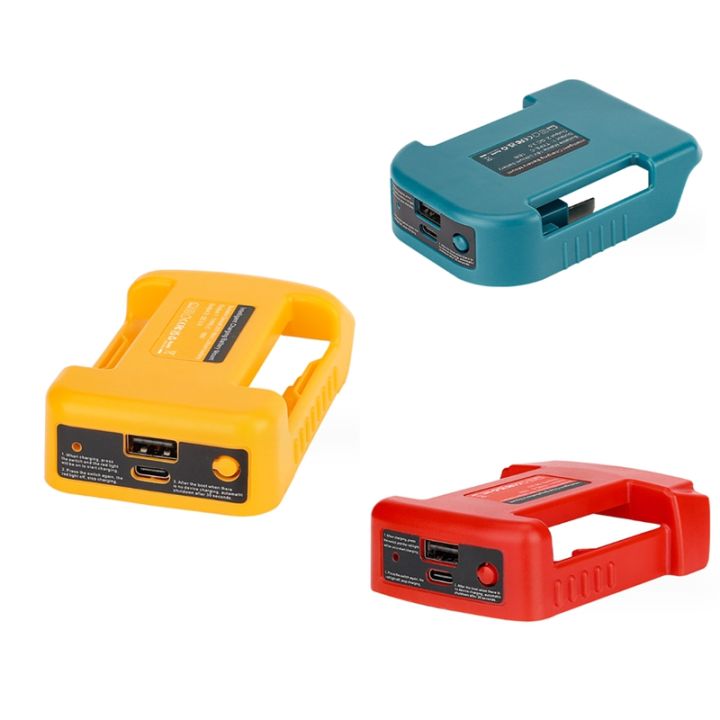 (UGBR) Portable Charger Adapter Compatible 18V Li-Ion with USB Type-C ...