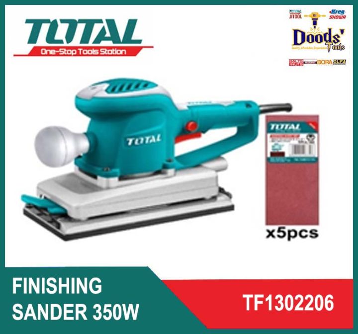 TOTAL Industrial Finishing Sander 350 watts with free 5 pieces Sanding ...