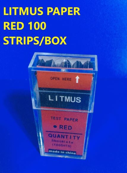 LITMUS PAPER RED 100strips/box LB-S-0002 | Lazada PH