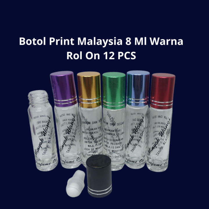 Botol Kosong Parfum/Botol Parfum Roll On Malaysia Warna 8ML - Botol ...
