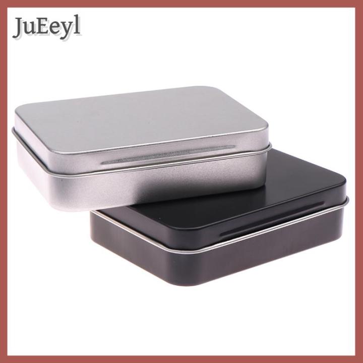 JuEeyl 1PC Frosted Household Iron Storage Box Metal Box Tin Plated ...