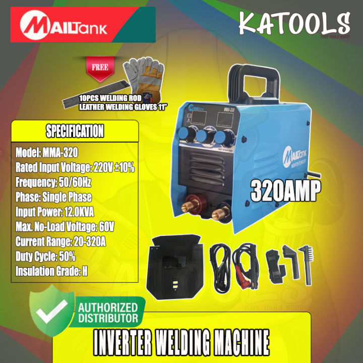 [NEW] MAILTANK 320AMP INVERTER WELDING MACHINE MMA-320 IGBT MINI ...