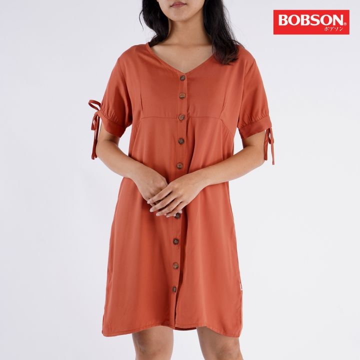 Bobson Ladies' Modified Dress Regular Fit 80660 (Rust) | Lazada PH