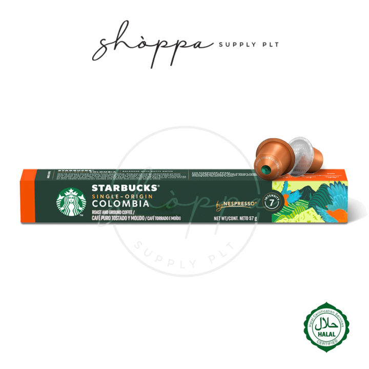 SHOPPA Starbucks Single-Origin COLOMBIA by Nespresso | 10 Capsules/Box ...