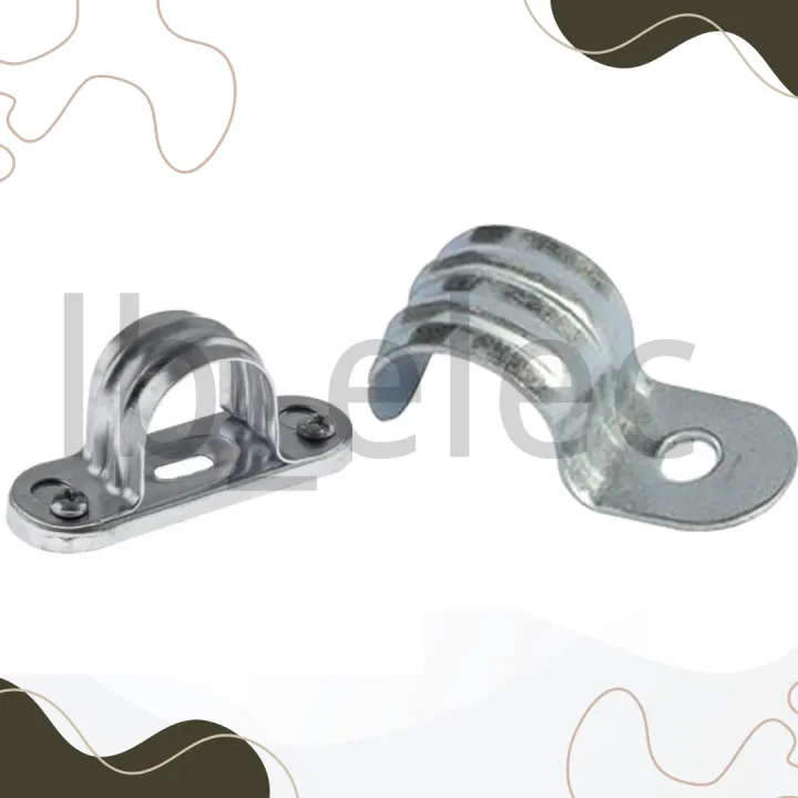 🔥🔥READY STOCK 🔥 🔥 3/4" 20mm / 1'' 25mm GI Bar Saddle For GI Conduit Pipe/Half GI Saddle | Lazada