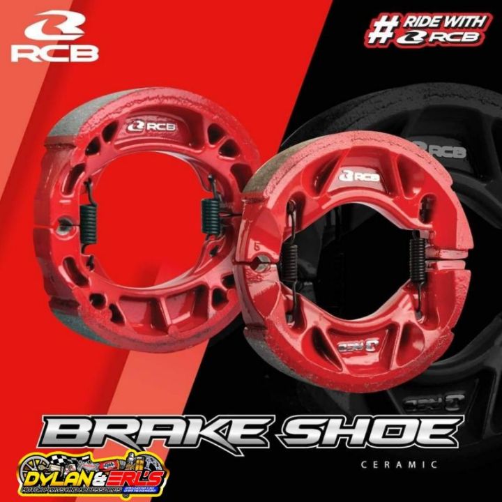 RCB BRAKE SHOE FOR CLICK 125 / 150 / HONDA BEAT FI | Lazada PH