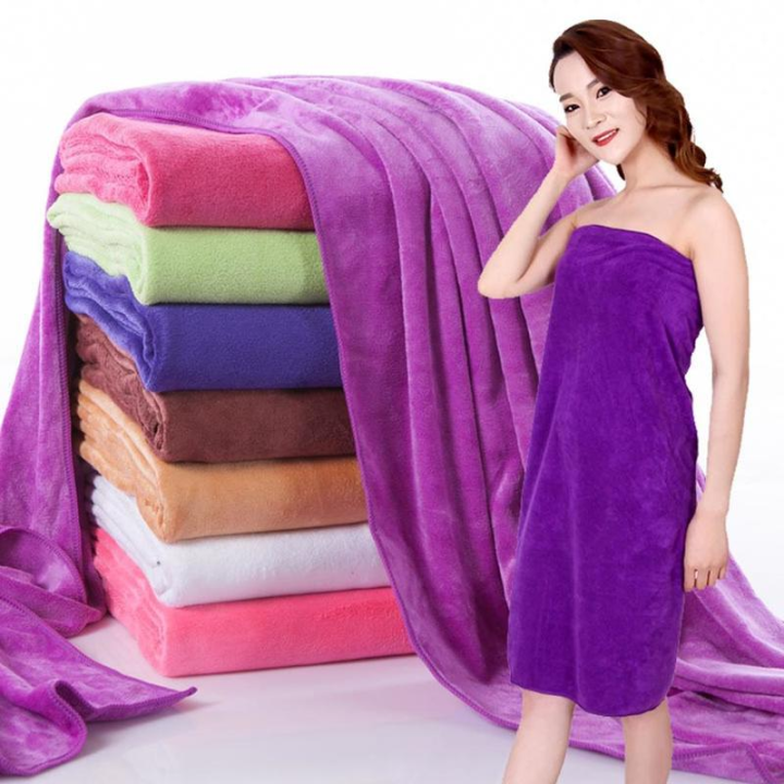 70x140cm Microfiber Soft Bath Towel Super Absorbent Quick Dry Beach ...