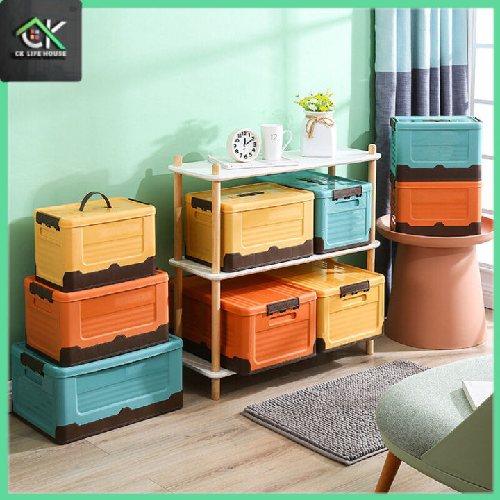 (🇲🇾READY STOCK) Multifunctional Colour Foldable PP Storage Box with ...
