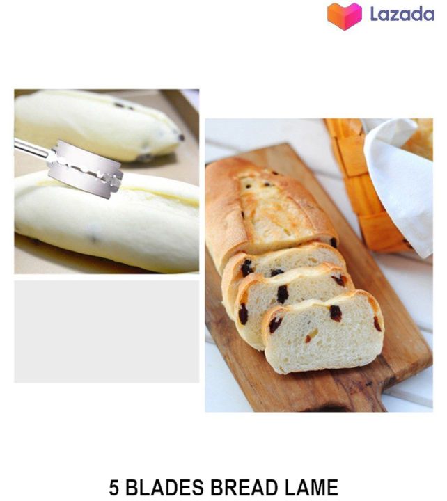 5 Blades Bread Lame Curved Baking Tools | Lazada