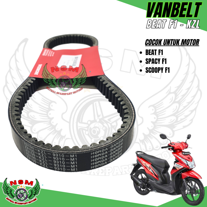 VANBELT BEAT F1 KZL, SCOOPY F1, SPACY F1 / Fanbel / Vanbel / V-belt ...