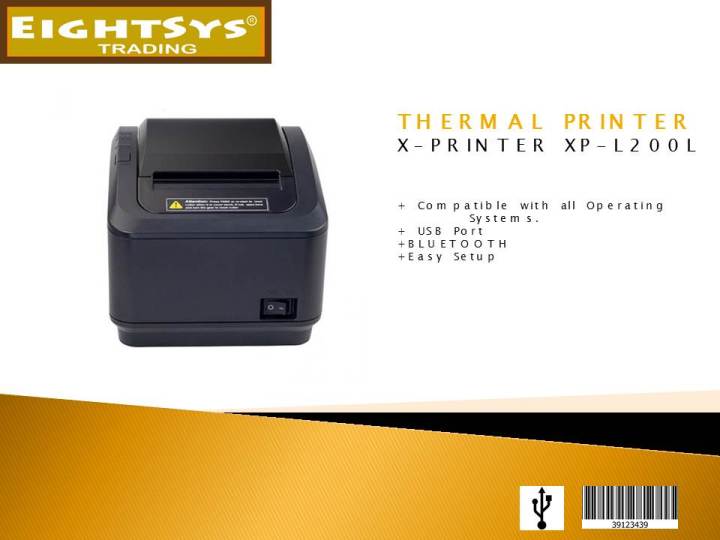 THERMAL PRINTER XPRINTER XP-K200L USB / BLUETOOTH | Lazada PH
