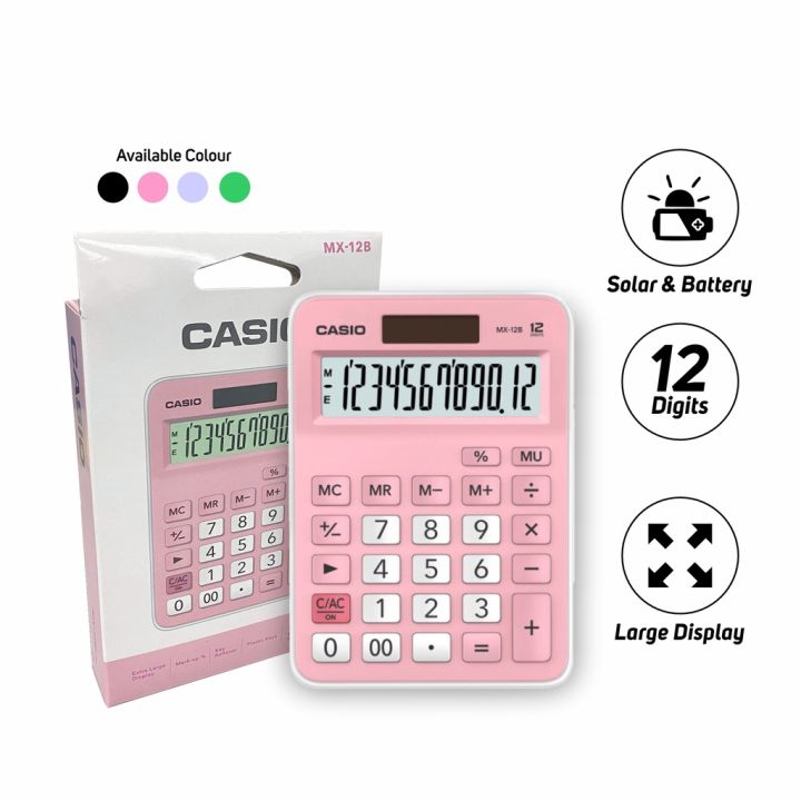 Casio Electronic Calculator (MX-12B) | Lazada