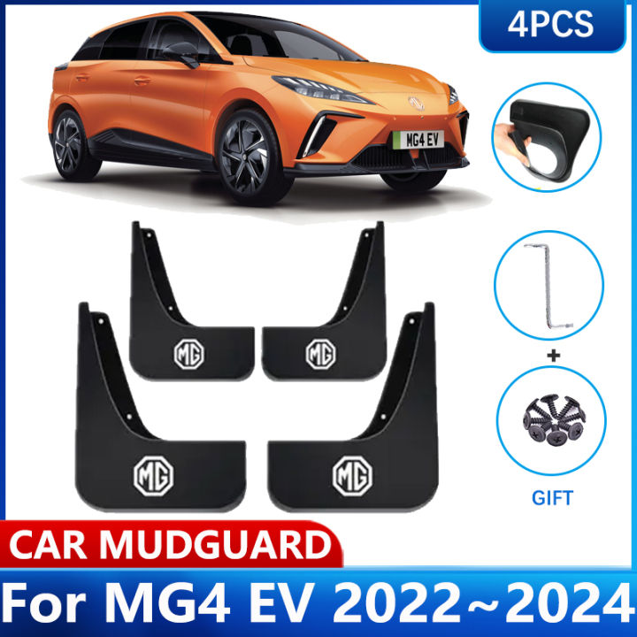 แผ่นบังโคลนสำหรับ MG4อุปกรณ์เสริมรถยนต์ EV MG MULAN EH32 2022 2023 2024ล้อหลังด้านหน้าโคลนบัง ...