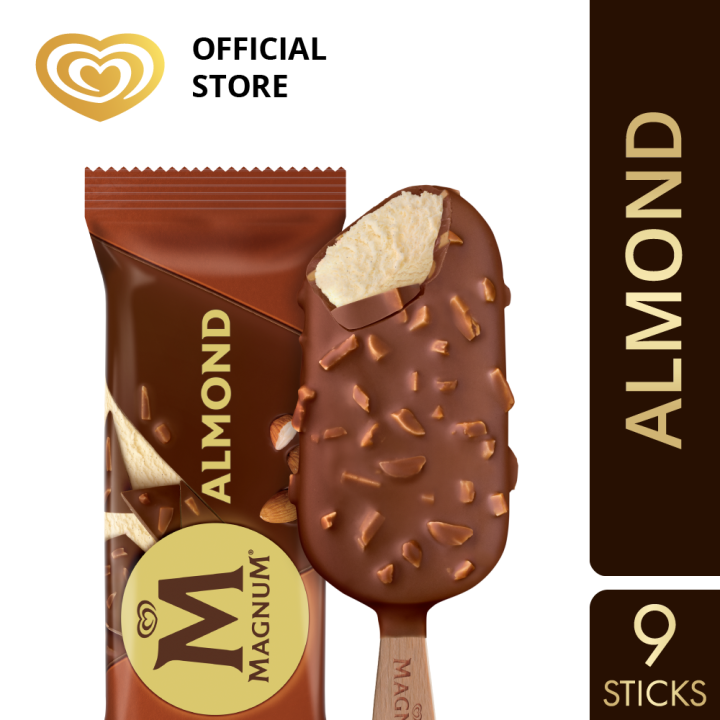 Magnum Almond Ice Cream (9 Pieces) | Lazada