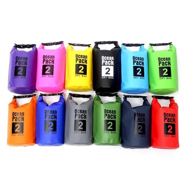 Ocean Pack 2L Dry Bag Waterproof Bucket Bag Sling Shoulder Outdoor ...