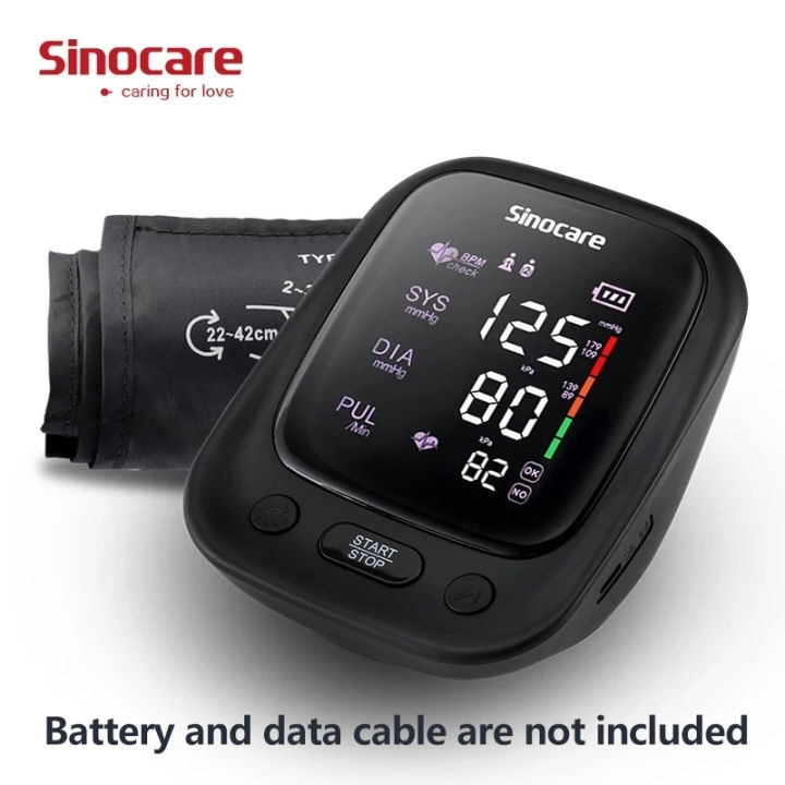 【Genuine original】 Sinocare Blood Pressure Monitor Digital Electronic Sphygmomanomet Automatic ...