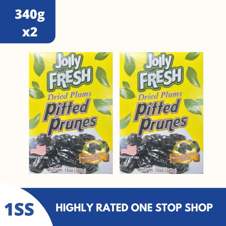 Jolly Fresh Pitted Prunes 340g x 2 | Lazada PH