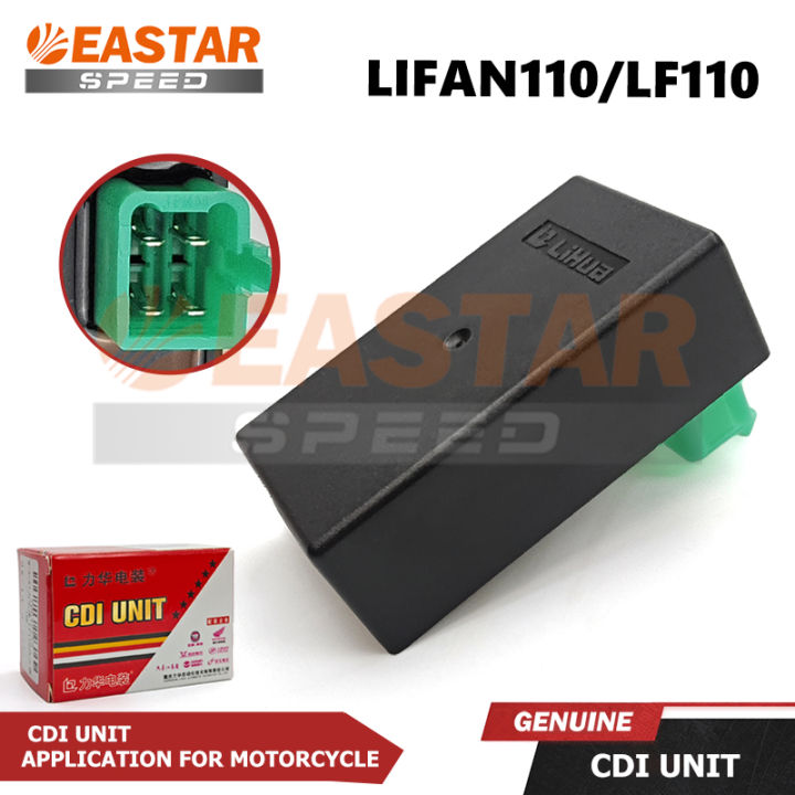 100% ORIGINAL LIHUA CDI Unit Lifan110/LF110 Battery Operated (4 pins ...