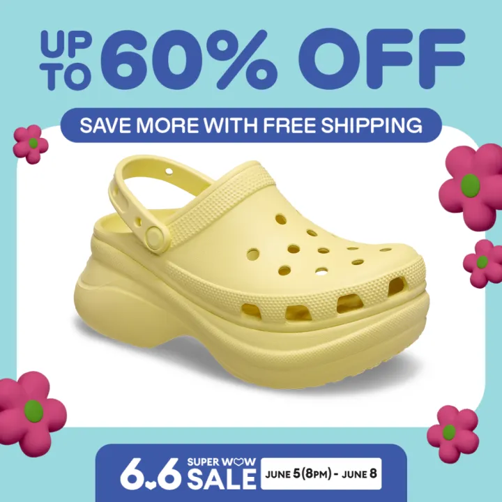 Crocs Women's Bae Clog in Daylily | Lazada PH