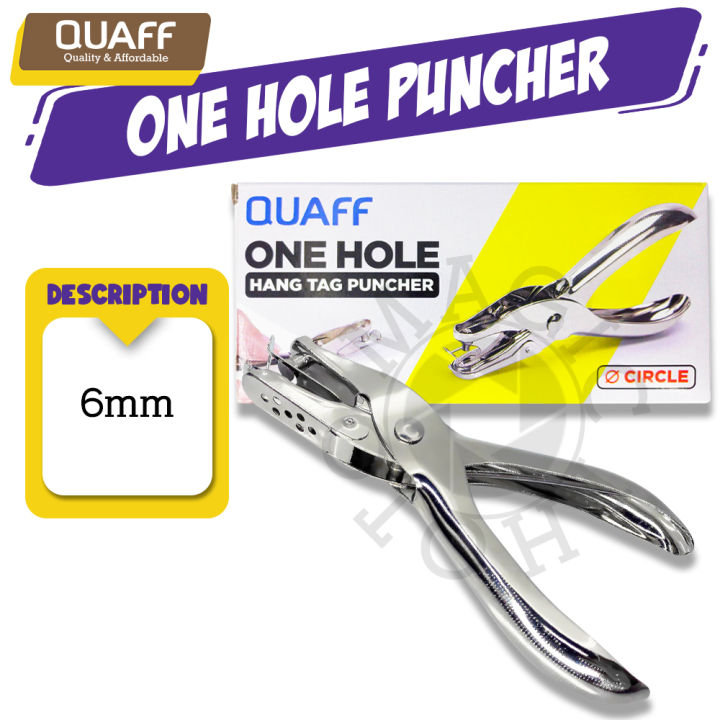 Magic photo QUAFF One Hole Handheld Hang Tag Puncher 3mm&6mm | Lazada PH