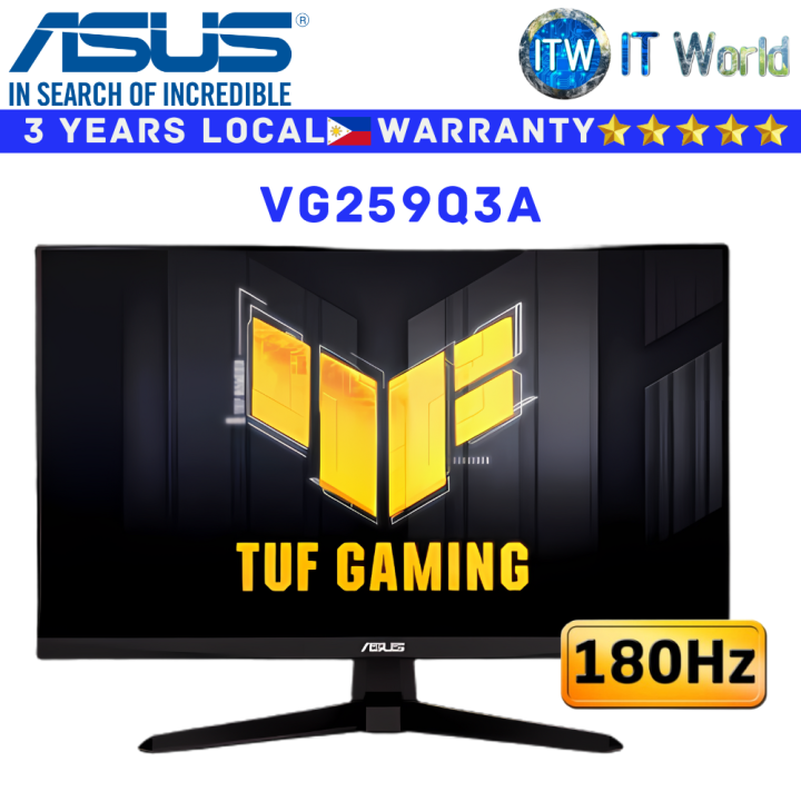 Itw | ASUS TUF Gaming Monitor VG259Q3A 25" (1920x1080 FHD) / 180Hz ...