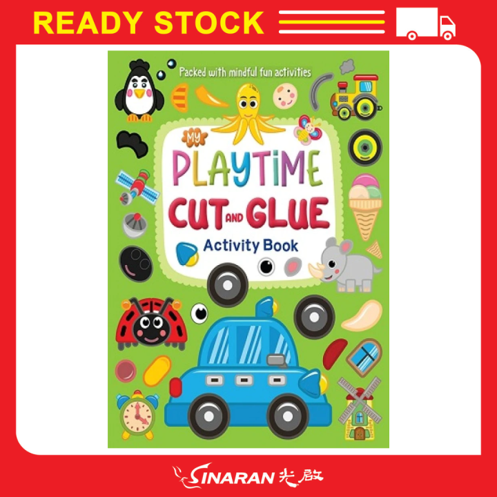 MY PLAYTIME CUT & GLUE ACTIVITY BOOK | Lazada