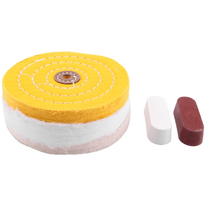 Y0【P.C.H】-5Pcs Buffing Polishing Wheels for Bench Grinder with ...