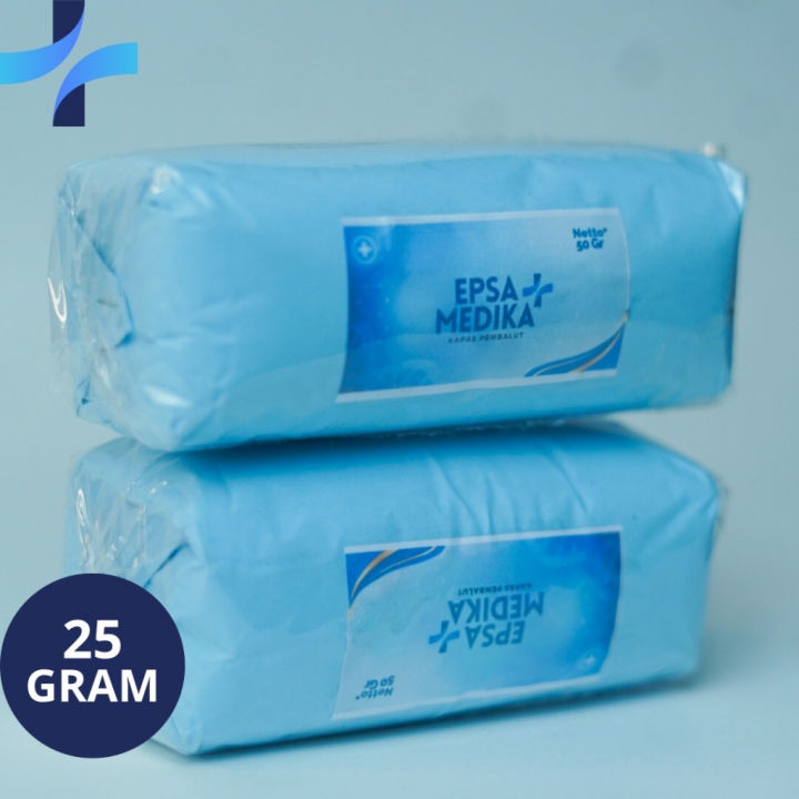 Kapas Pembalut Gulung Putih 25 gram Steril Premium Serbaguna Untuk ...