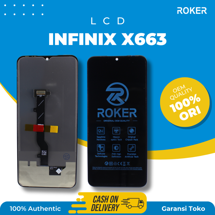 LCD TOUCHSCREEN INFINIX NOTE 11 X663 TS FULLSET ORIGINAL BY ROKER ...