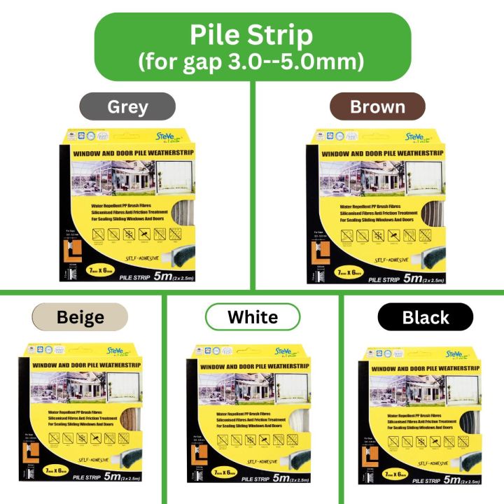 Window & Door Seal Weatherstrips (Pile Strip/ D-Profile/ U-Profile ...
