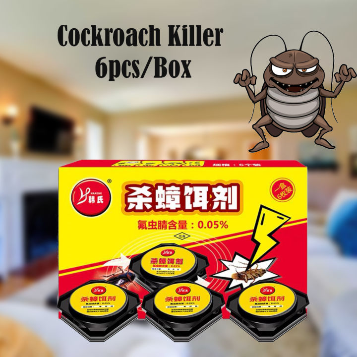 Cockroach Killer 6pcs/Box Cockroach Ants Catch Room Bait Pest Control ...