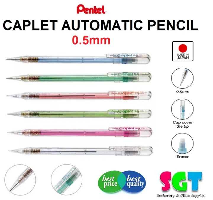 PENTEL Caplet Automatic Pencil 0.5mm | Lazada