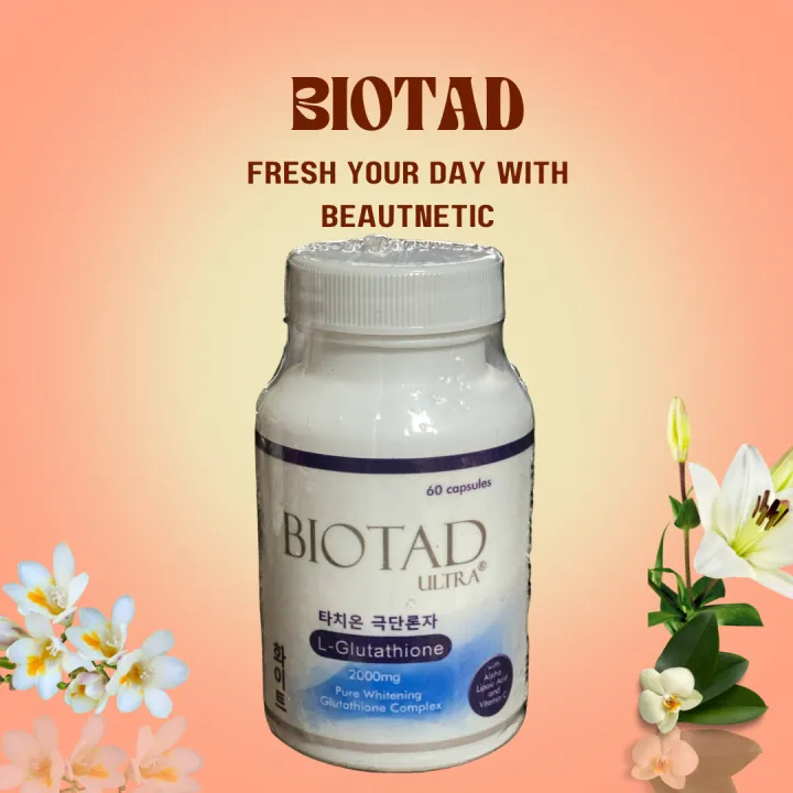Biotad Ultra Glutathione 60capsules 2000mg | Lazada PH