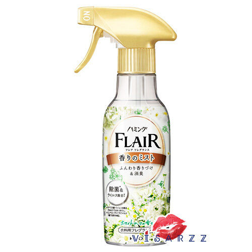 (ขวดสีเขียวอ่อน กลิ่น White & Bouquet) Kao Flair Fragrance Styling Mist 270mL สเปรย์ฉีดผ้าเรียบ ...