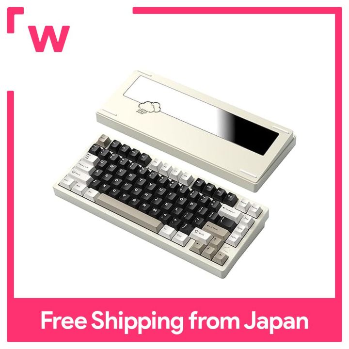 WOBKEY Rainy 75 Keyboard】Mechanical keyboard with rain-like keystroke ...