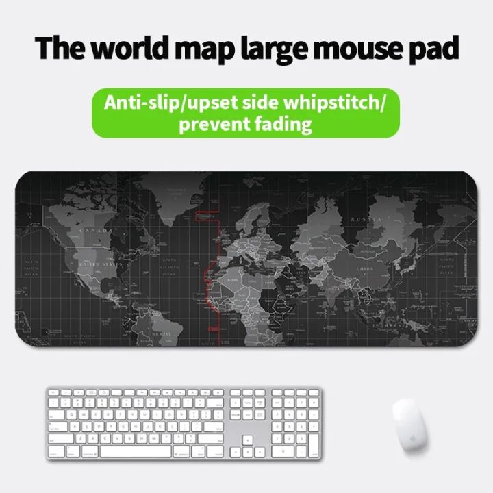 Large World Map Mouse Pad Mat Extended Soft Mouse Pad For Gaming | Lazada