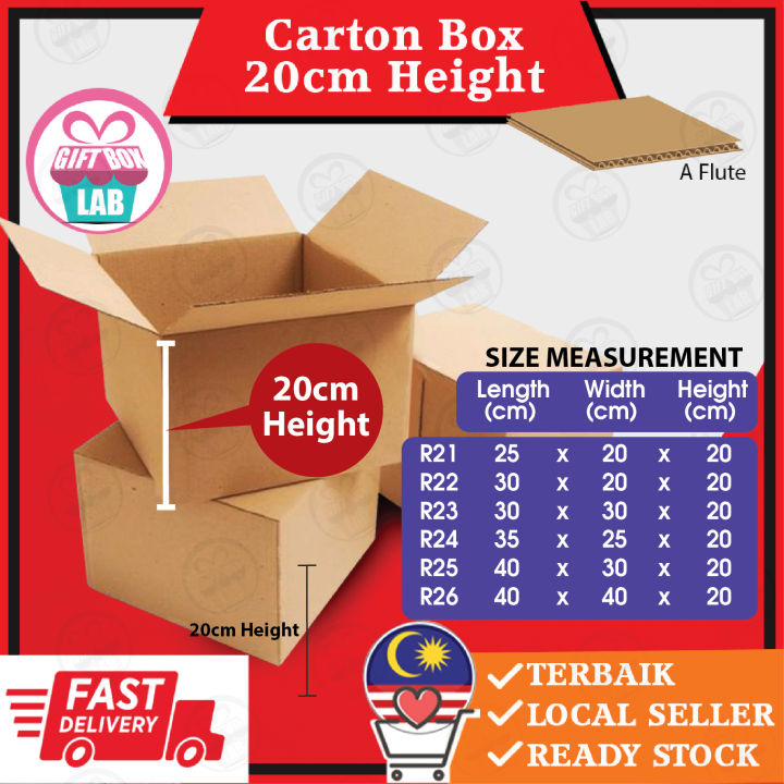 20 cm Height Series Carton Box Packing Box Packaging Box Kotak - A ...